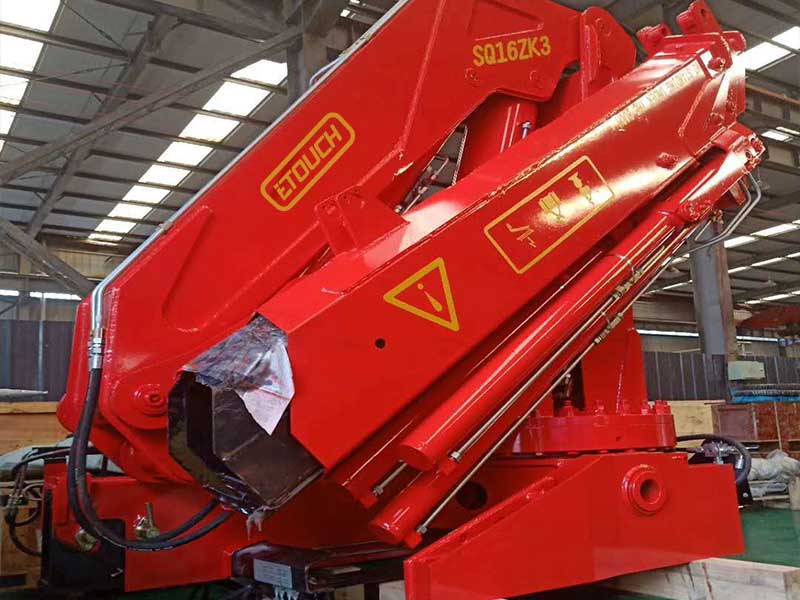 16Ton Knuckle Boom Truck Mounted Crane- E-TOUCH Engineering
