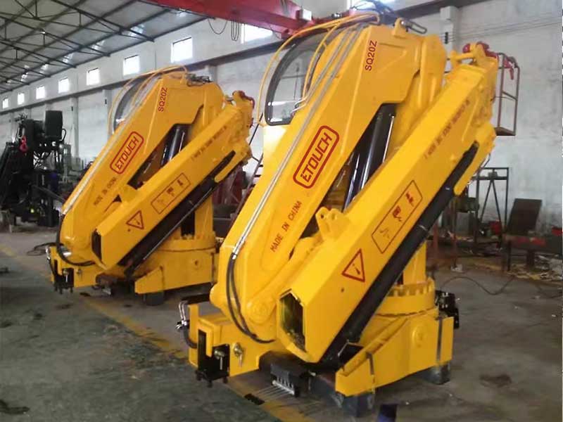 20Ton Knuckle Boom Truck Mounted Crane- E-TOUCH Engineering