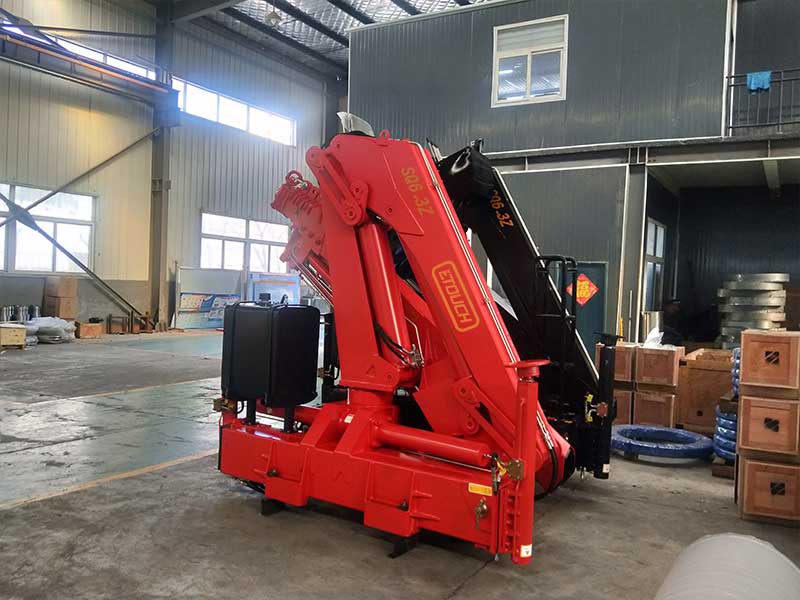 6.3Ton Knuckle Boom Truck Mounted Crane- E-TOUCH Engineering