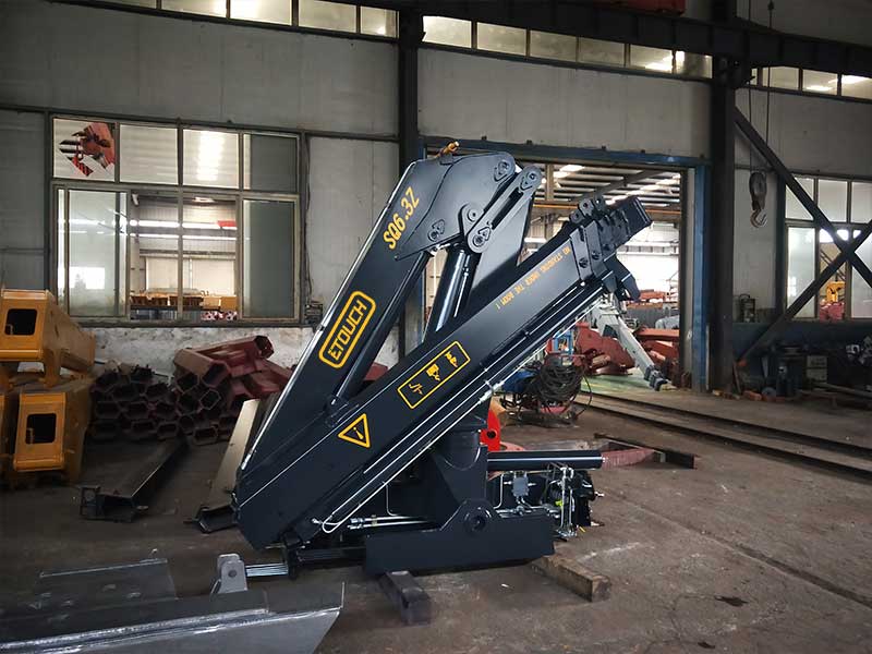 6.3Ton Knuckle Boom Truck Mounted Crane- E-TOUCH Engineering